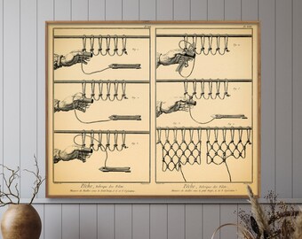 Northern Red Snapper Fish Print Vintage Fishing Poster Wall - Etsy