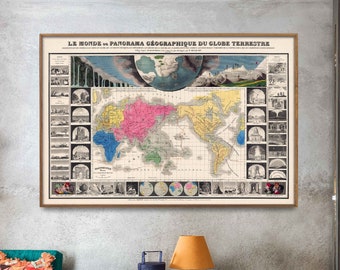 Geography Wall Art | Etsy