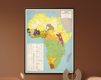 Cameroon Ethnic Map