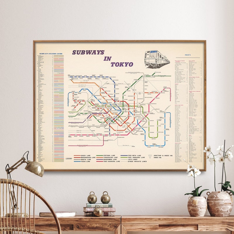 Subway Map Art - Etsy