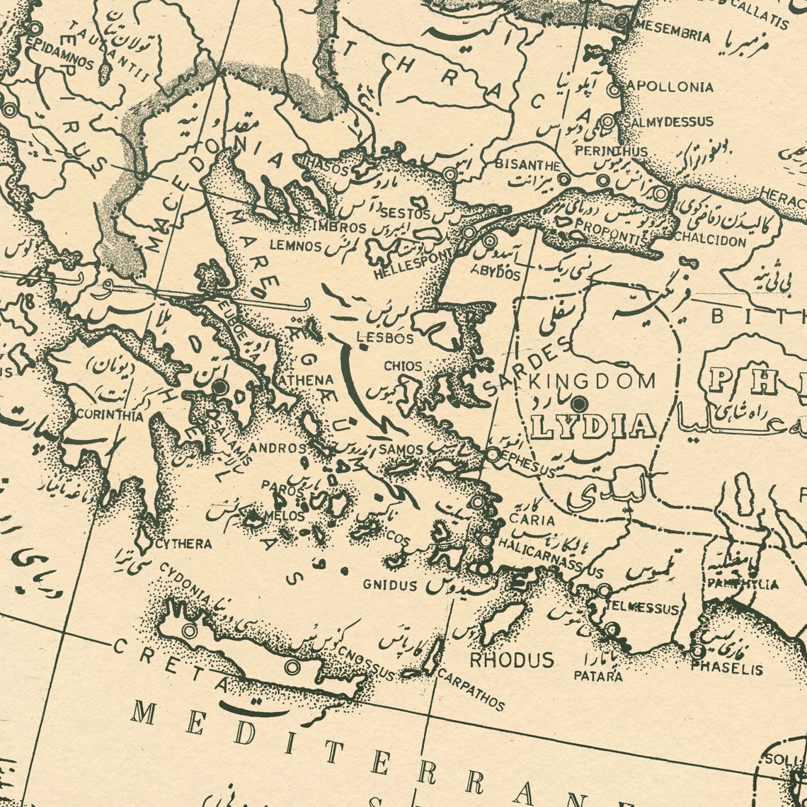 The Empire of Iran Map Ancient Map of Iran Iran History - Etsy