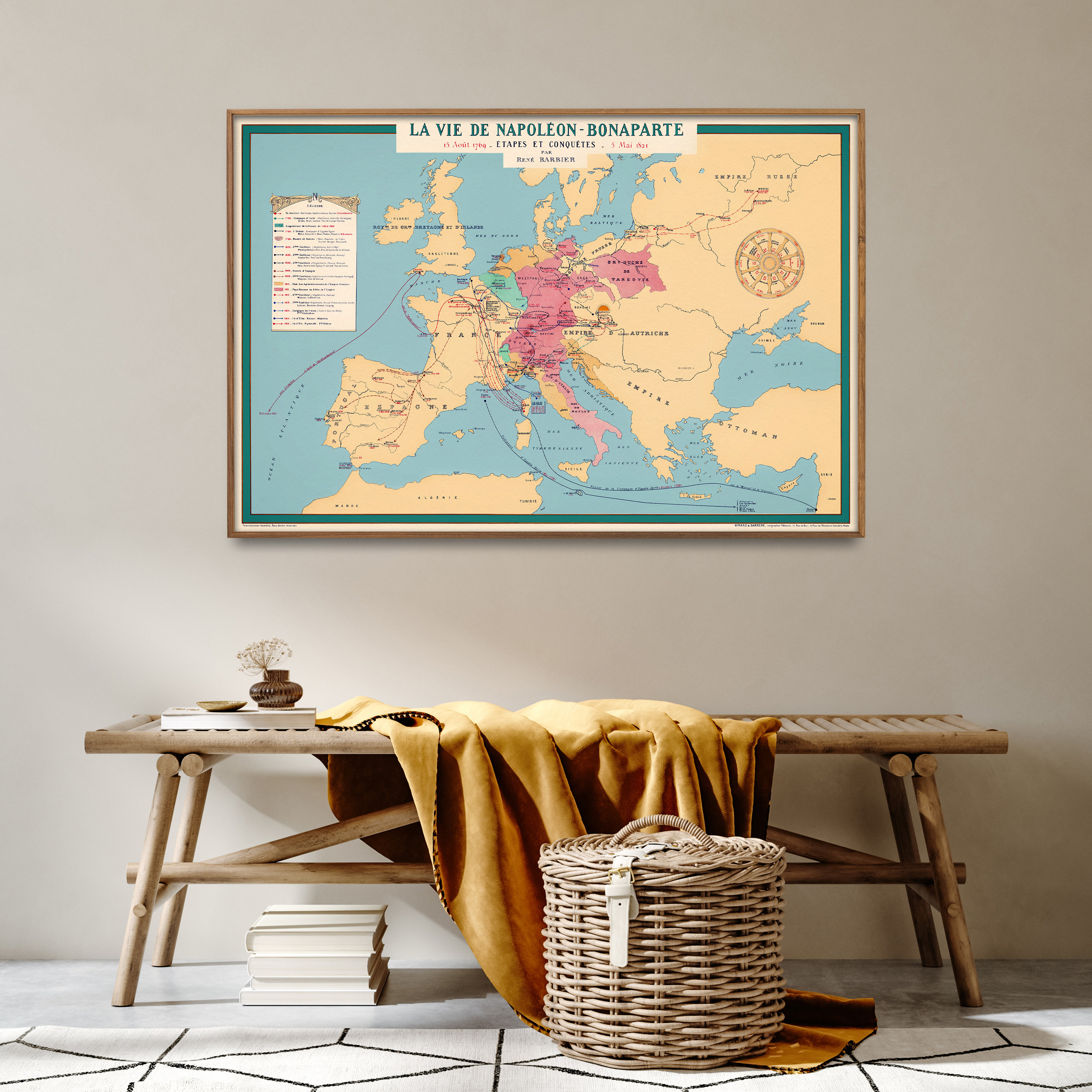 Napoleonic Wars Map 1804