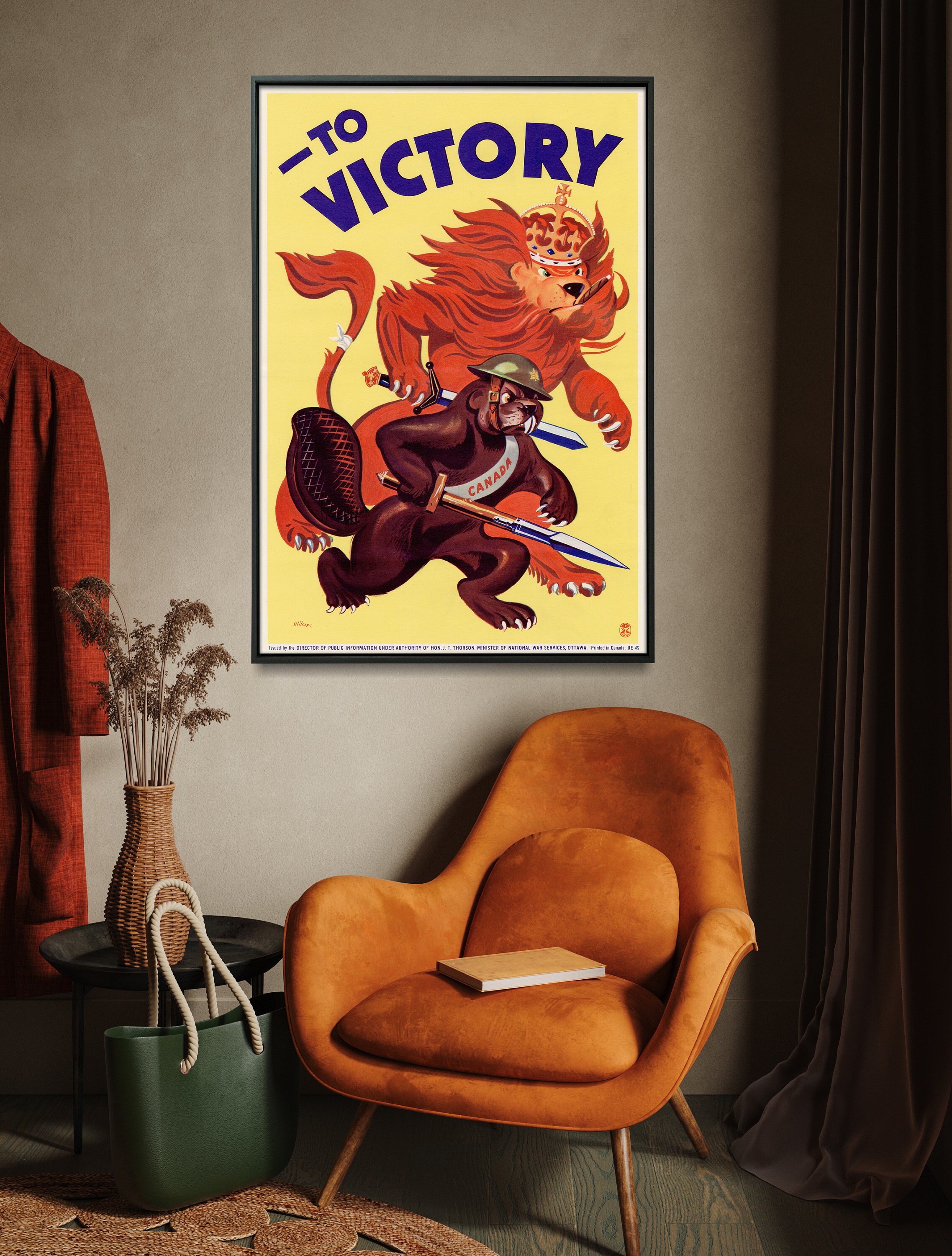 World War 2 Poster WW2 Wall Art British WW2 Print Great | Etsy