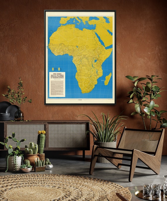 Mapa De Las Antiguas Tribus Africanas