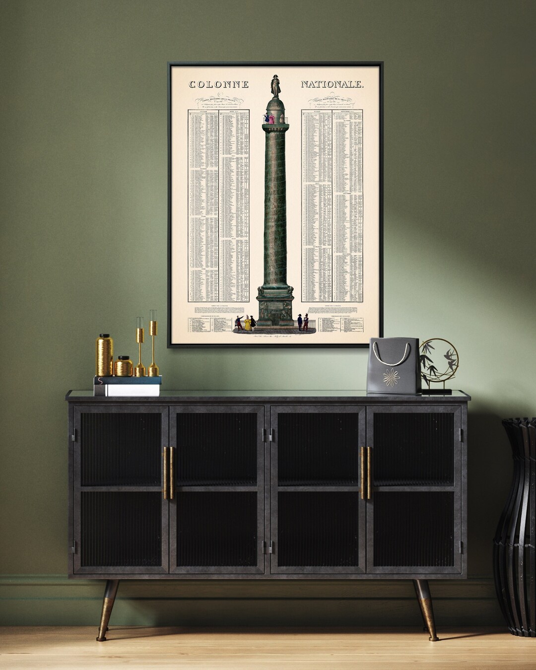 Napoleon: National Column & Battles List - Vintage Historical ...