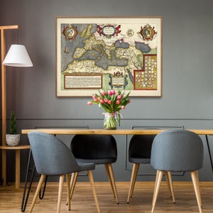 Ancient Roman Empire Map Print: 1581 Historical Wall Art - Etsy