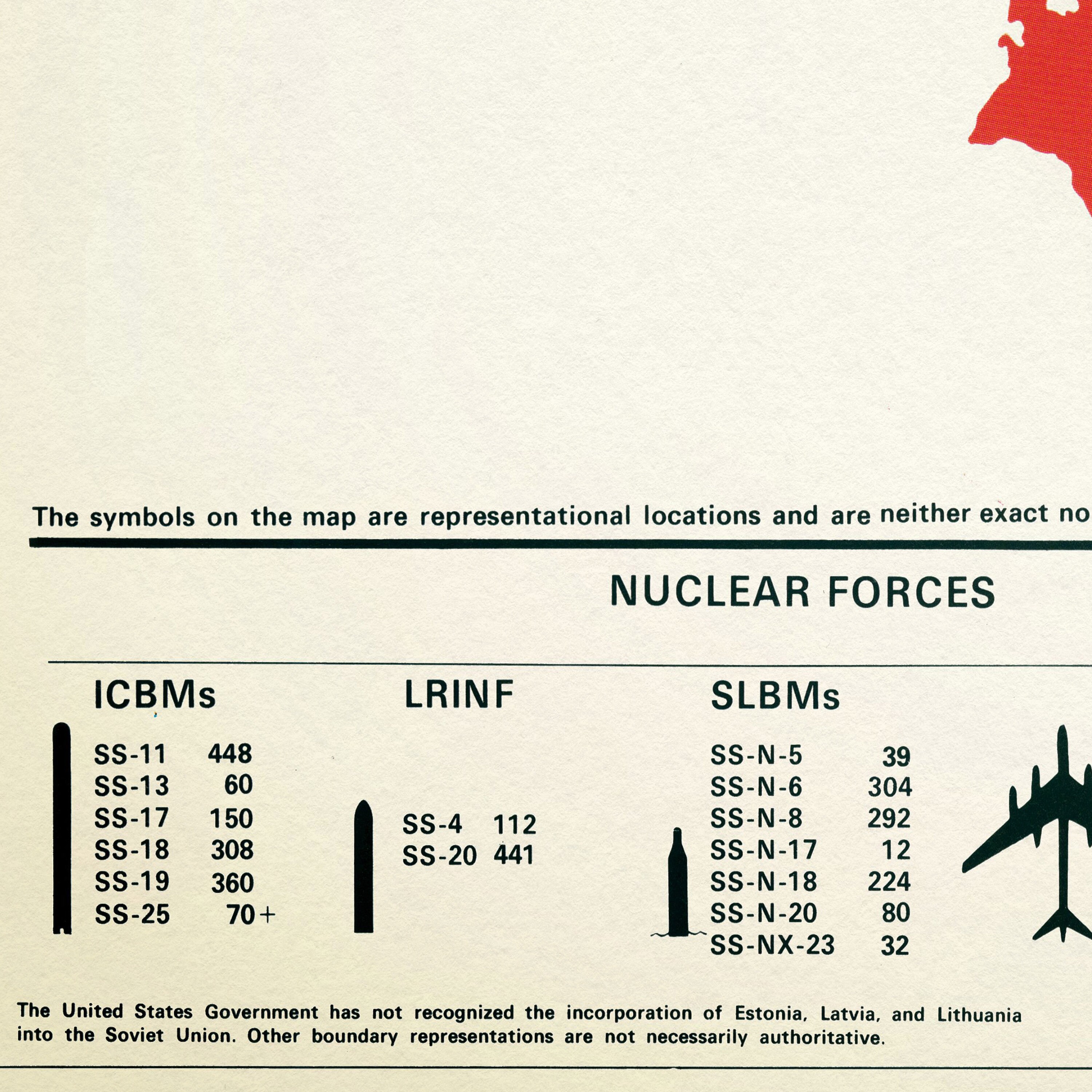 The Soviet Union Vintage Military Map Print USSR Poster Cold - Etsy