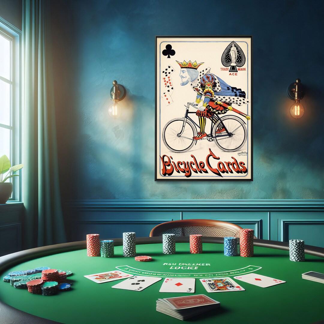 Playing Cards: King of Clubs - Vintage Advertising Poster Print, Poker ...
