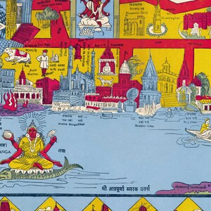 Hindu Gods Temples: Kashi (varanasi), Uttar Pradesh - Vintage Pictorial ...