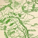 Mammoth Lakes Region Vintage Fishing Map Print, Mammoth Lakes ...