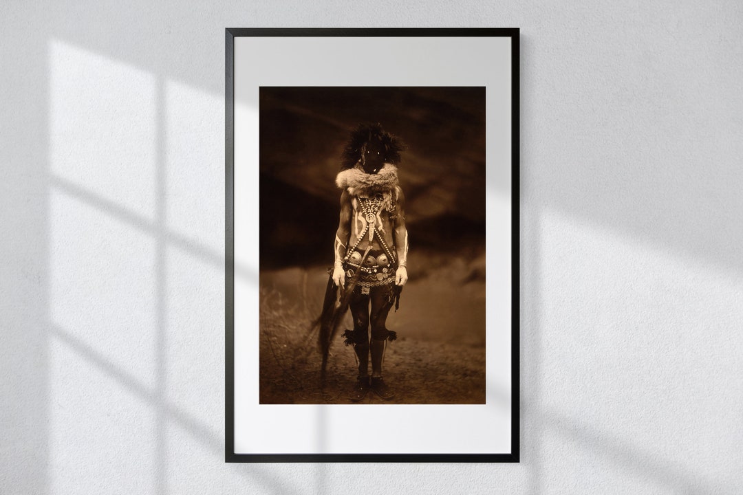 Sacred Navajo Spirit: Vintage Black & White Photography Print ...