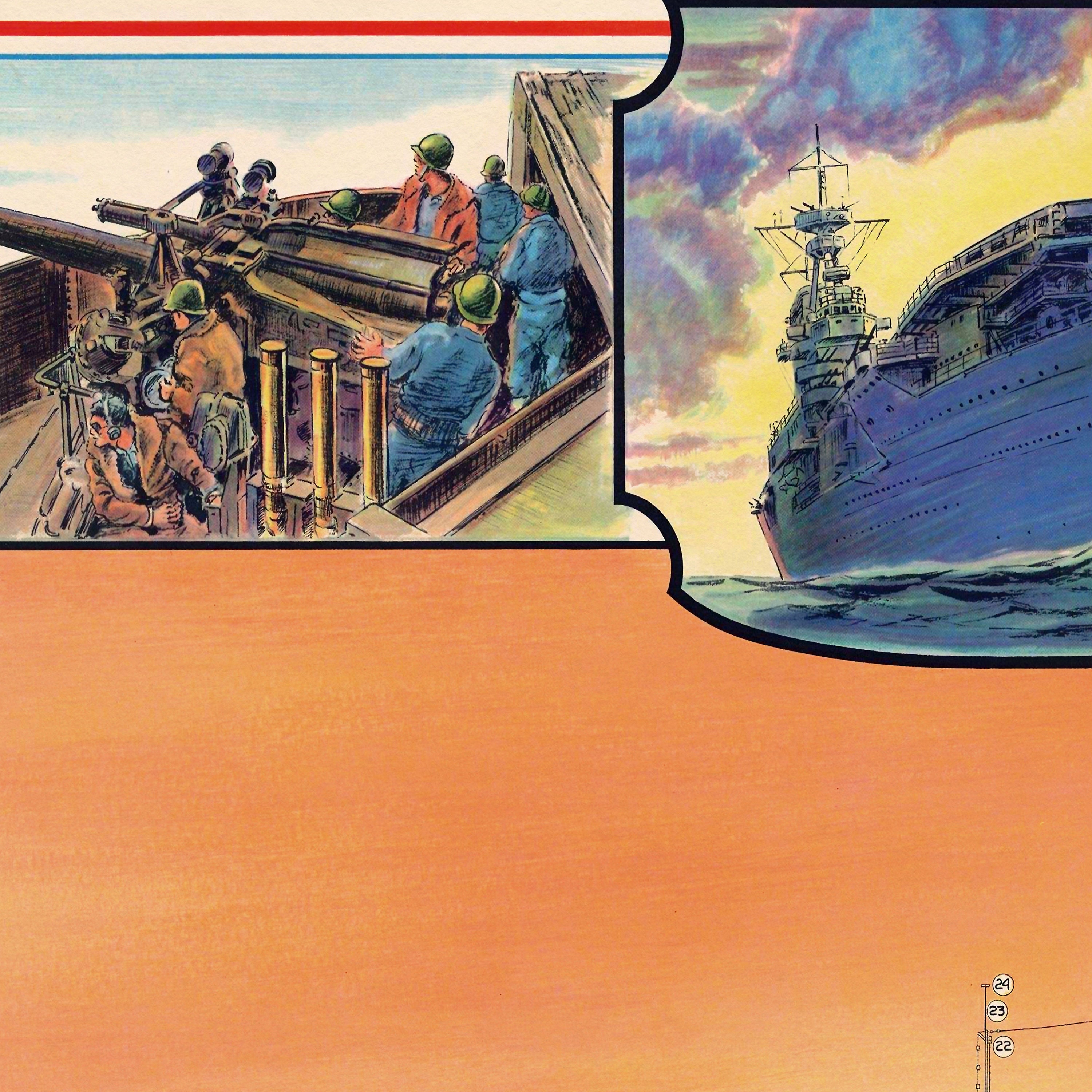 WW2 American Aircraft Carrier Poster U.S.S. - Etsy