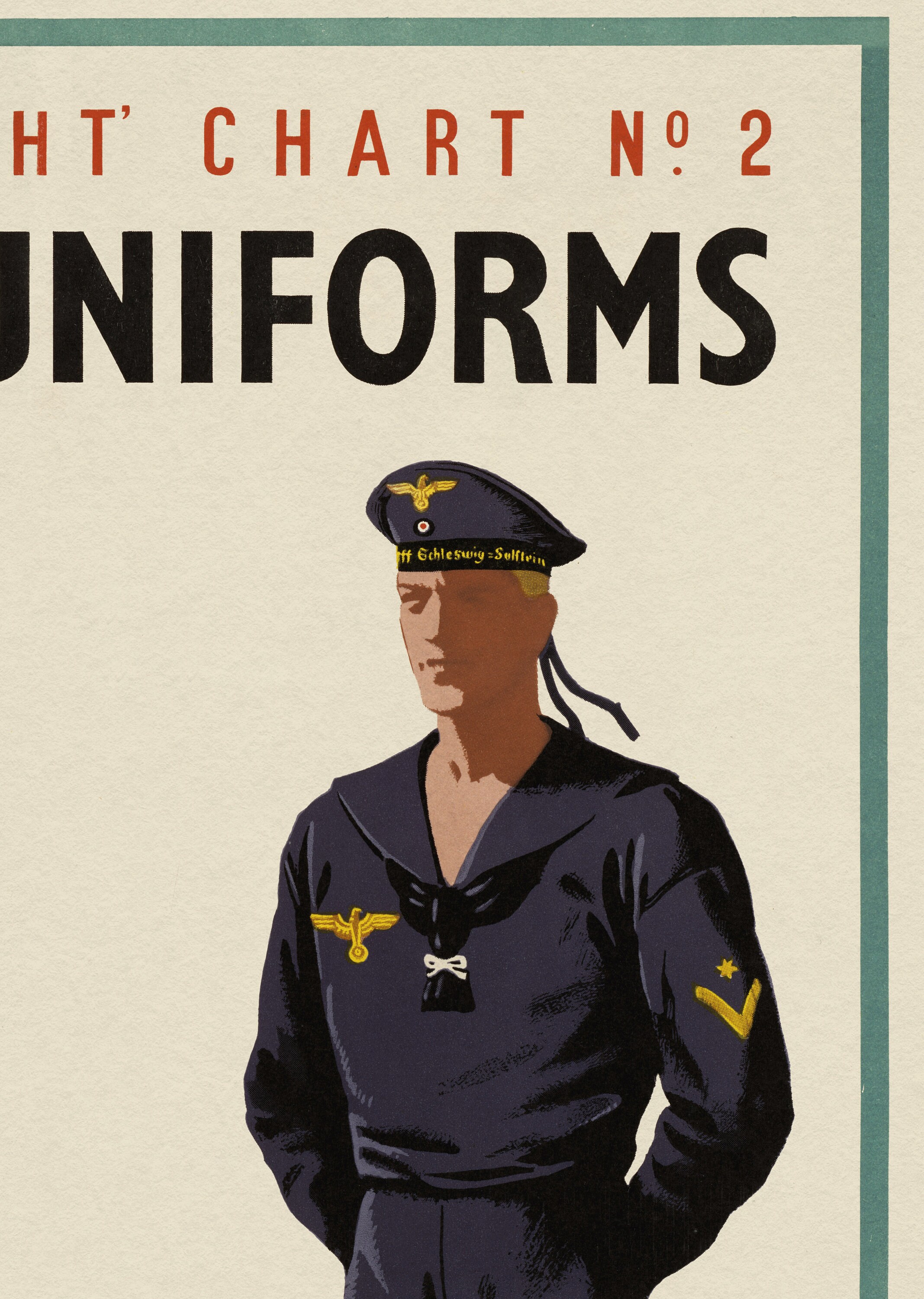 World War 2 German Uniforms Chart WW2 British Propaganda - Etsy