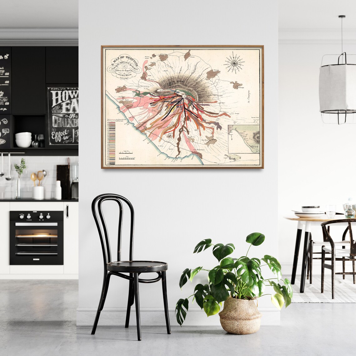 Mount Vesuvius Geological Map Geologic Map of Vesuvius - Etsy