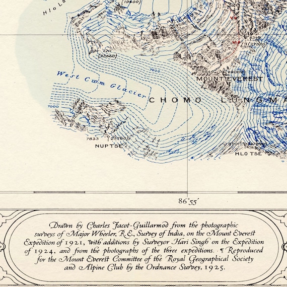 Mapa Del Monte Everest