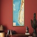 Chile Vintage Map Chile Poster Chile Gifts Tall Narrow Wall - Etsy