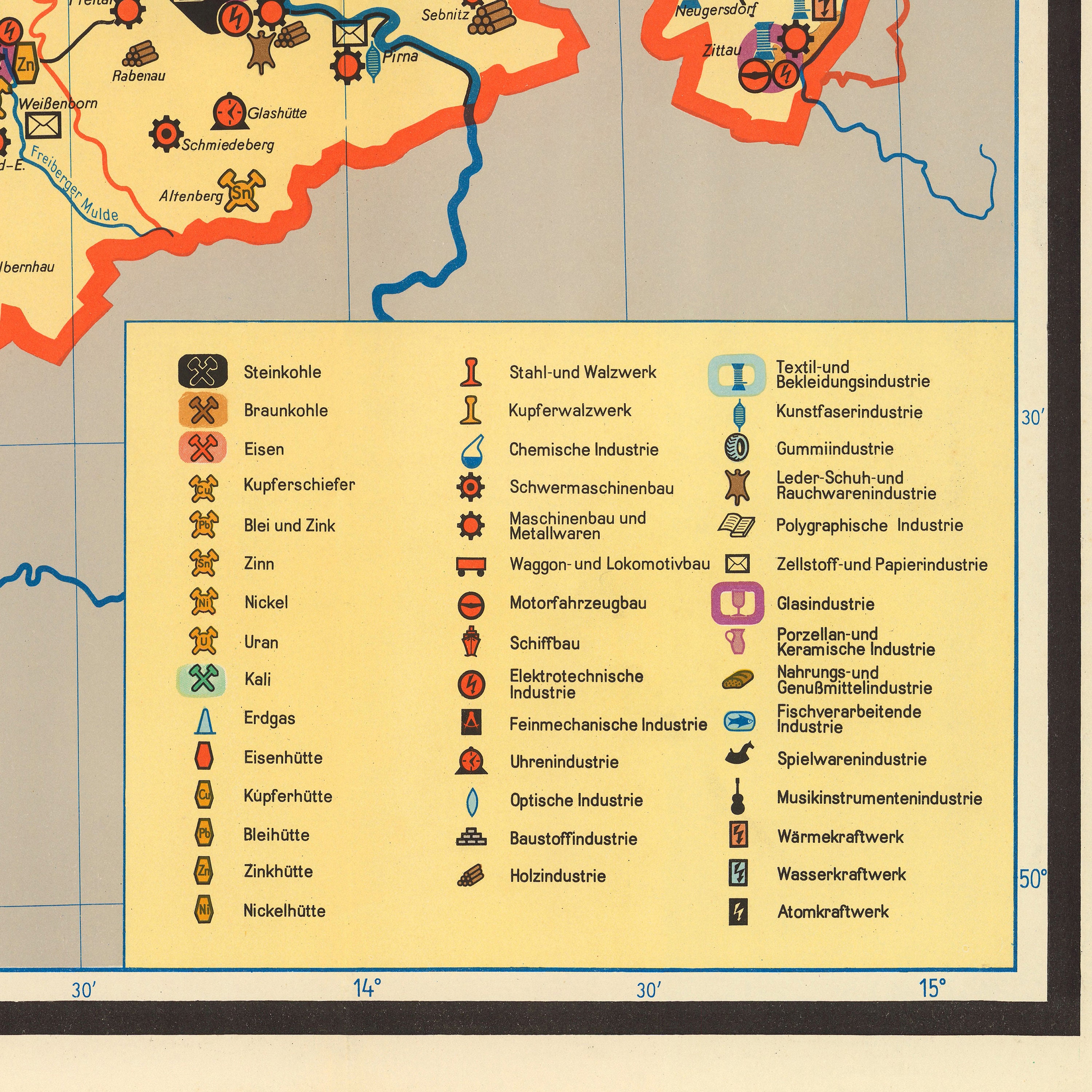 East Germany Vintage Map Print Ddr Map Poster Cold War Map - Etsy