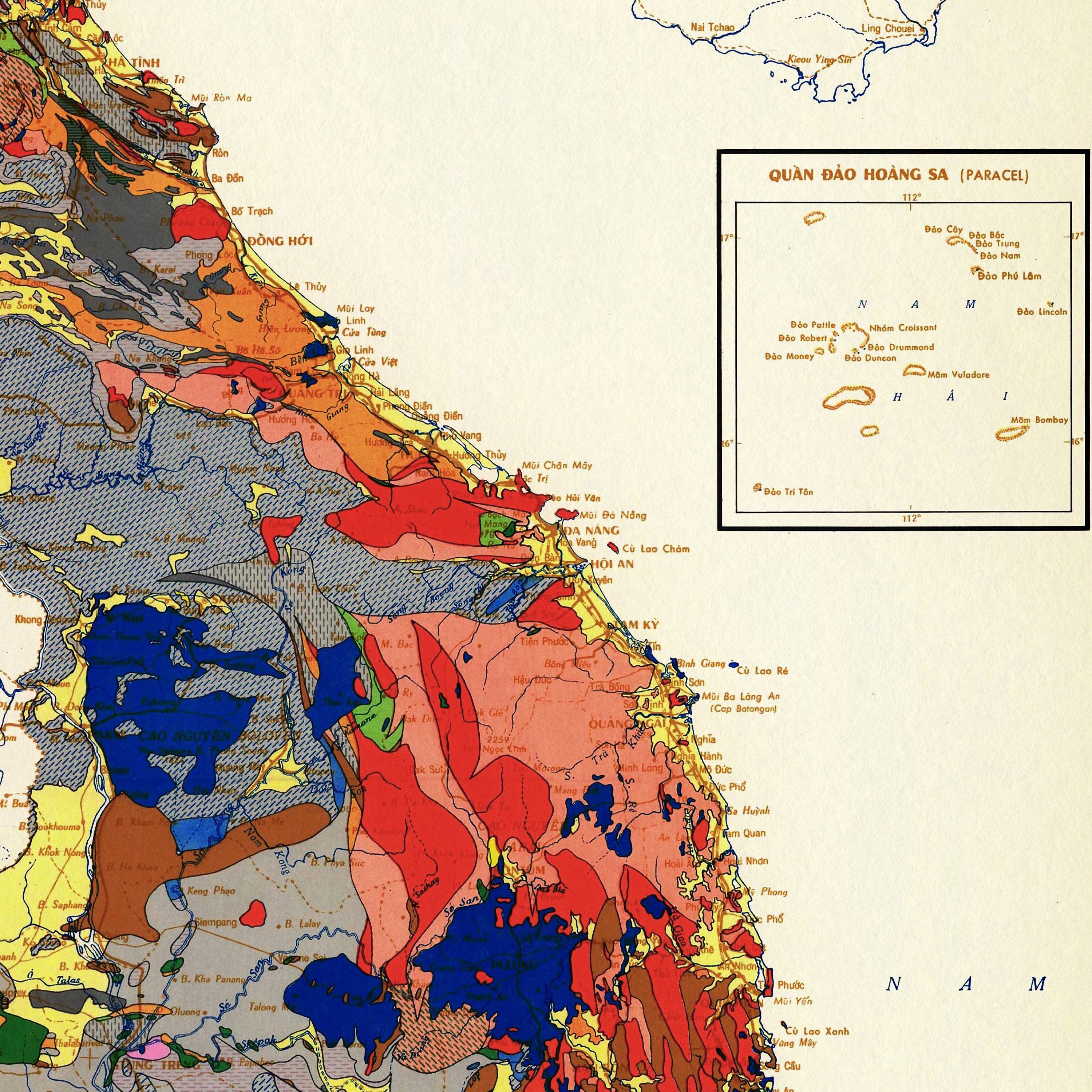 Geological Map of Vietnam Geologic Vietnam Map Poster - Etsy Australia