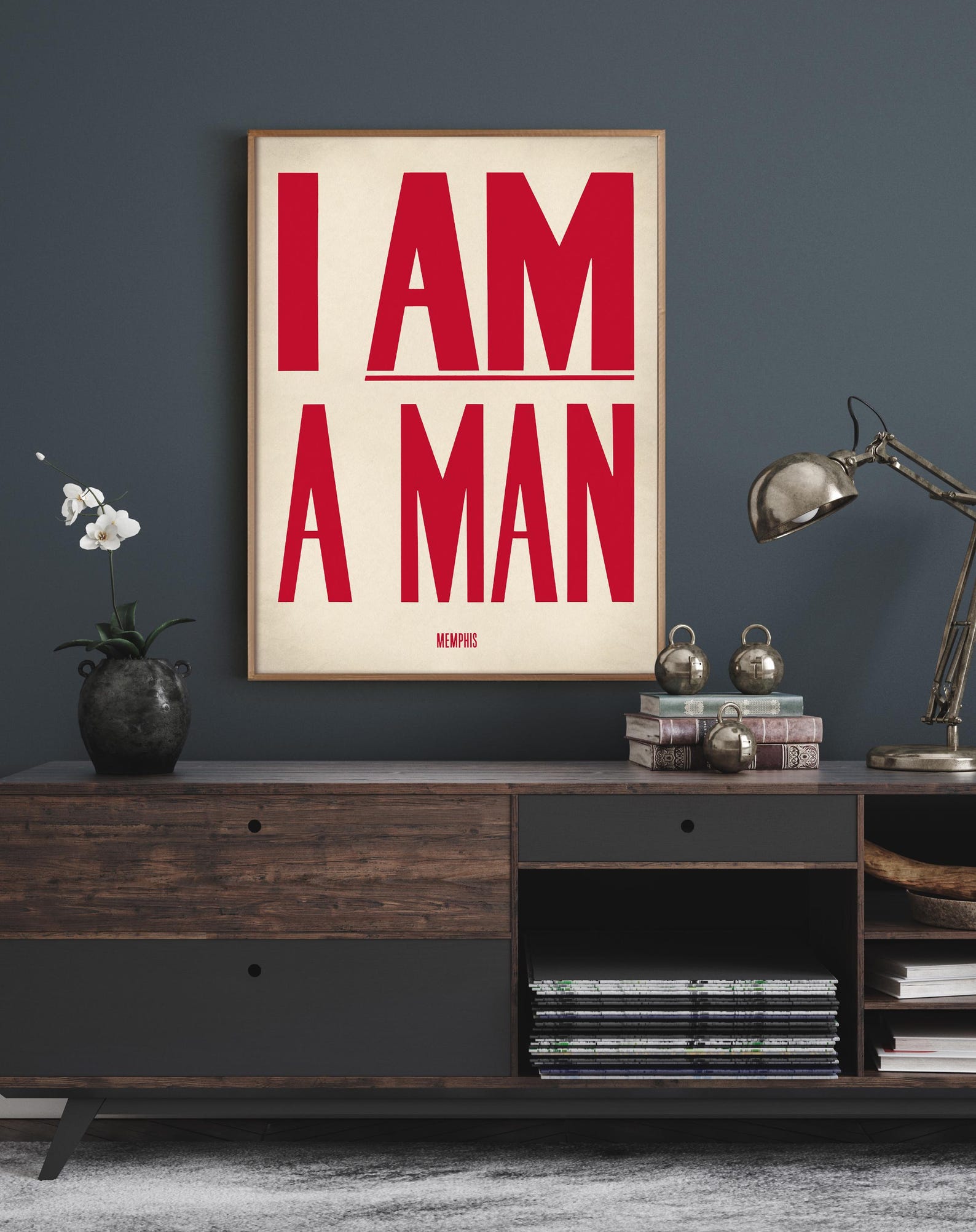 I Am A Man Poster Print, Restored Reproduction Print, Social Justice ...