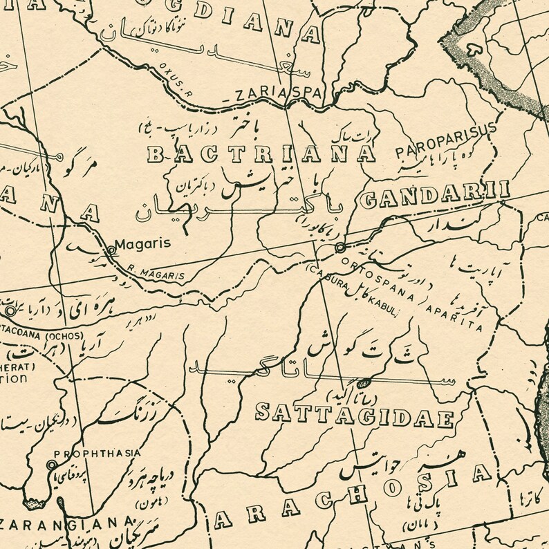 The Empire of Iran Map Ancient Map of Iran Iran History - Etsy