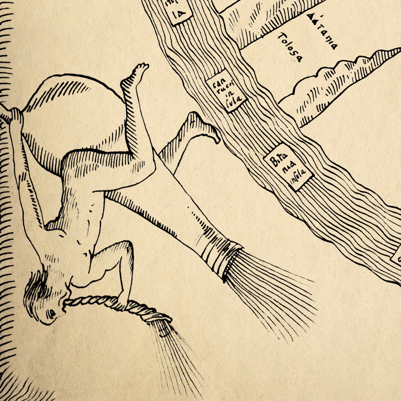 Turin Beatus Mappa Mundi Ancient World Map Print Square Wall - Etsy