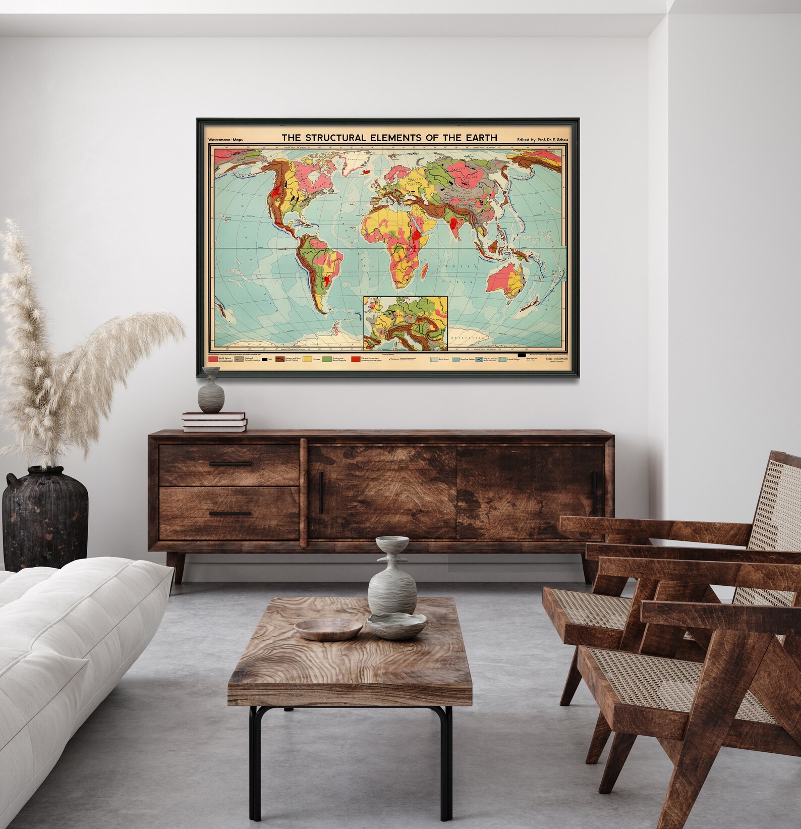 World Geology Structure Map Map of the Word Geology Map - Etsy