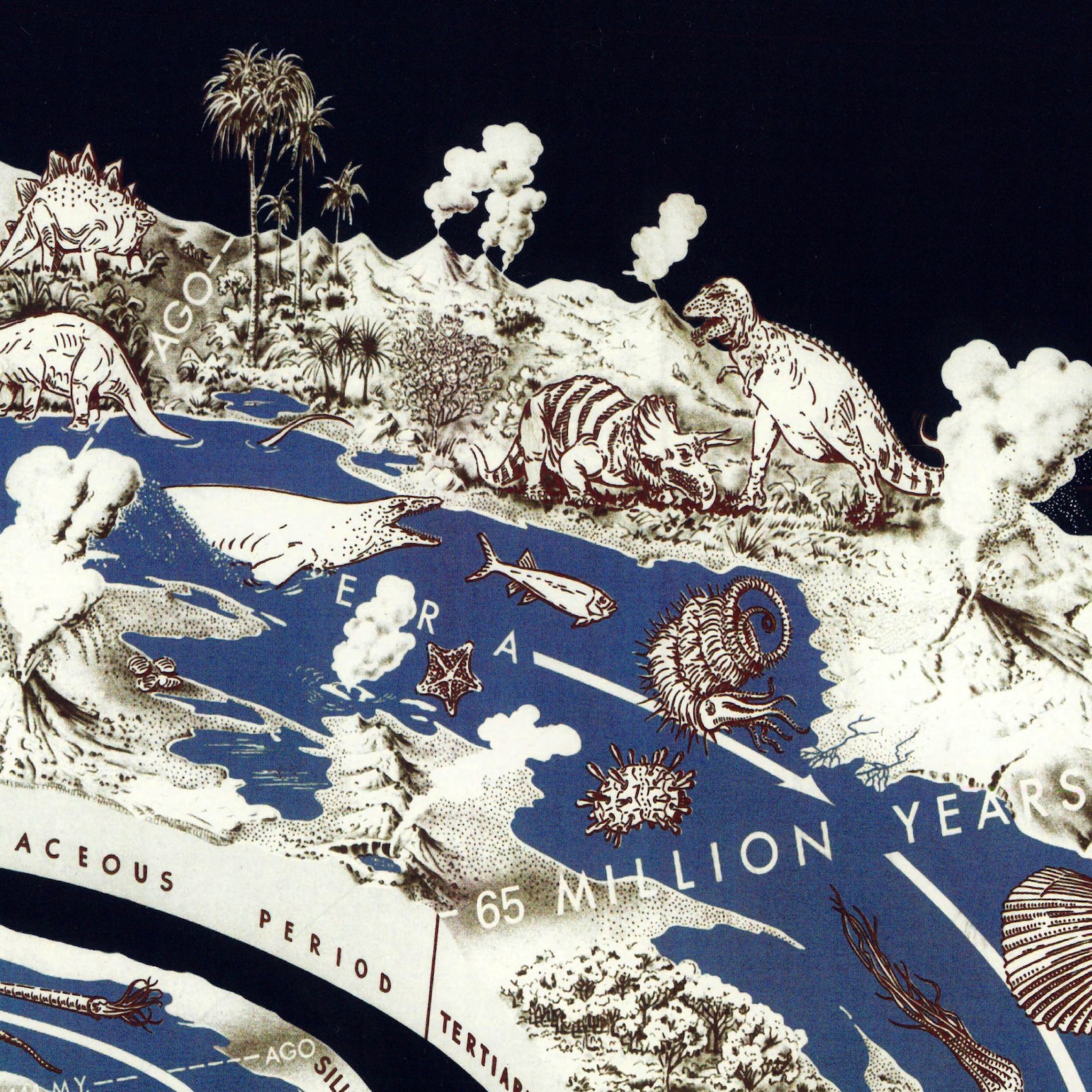 Geologic Time Spiral Poster Geological Timeline Wall Art - Etsy