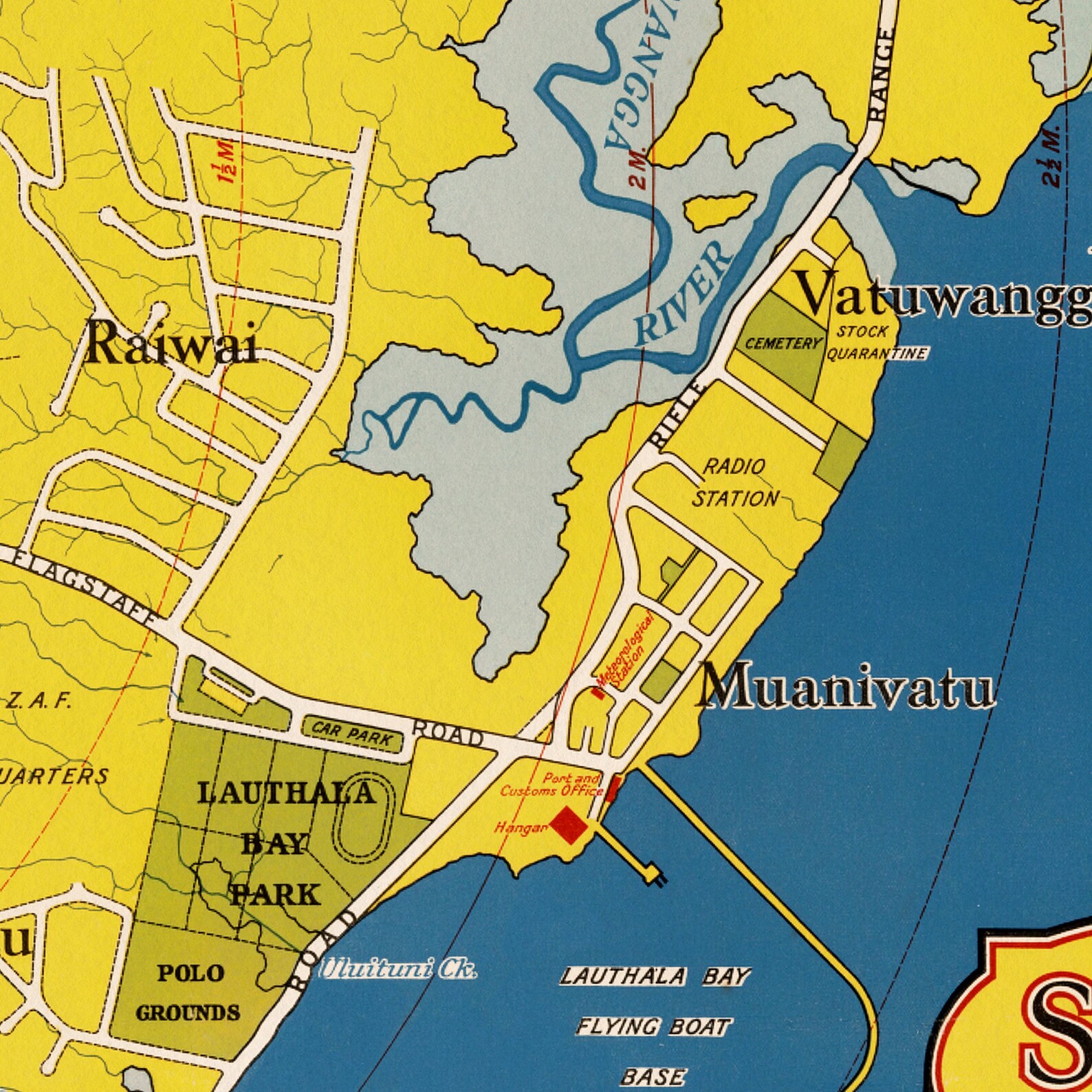Suva, Fiji Vintage Map Print| Colorful Map Poster| Wall Art Home Gift ...