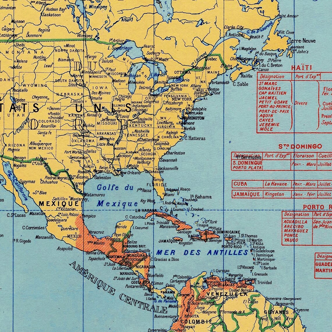 World Map of Coffee Producing Countries Vintage Coffee World - Etsy