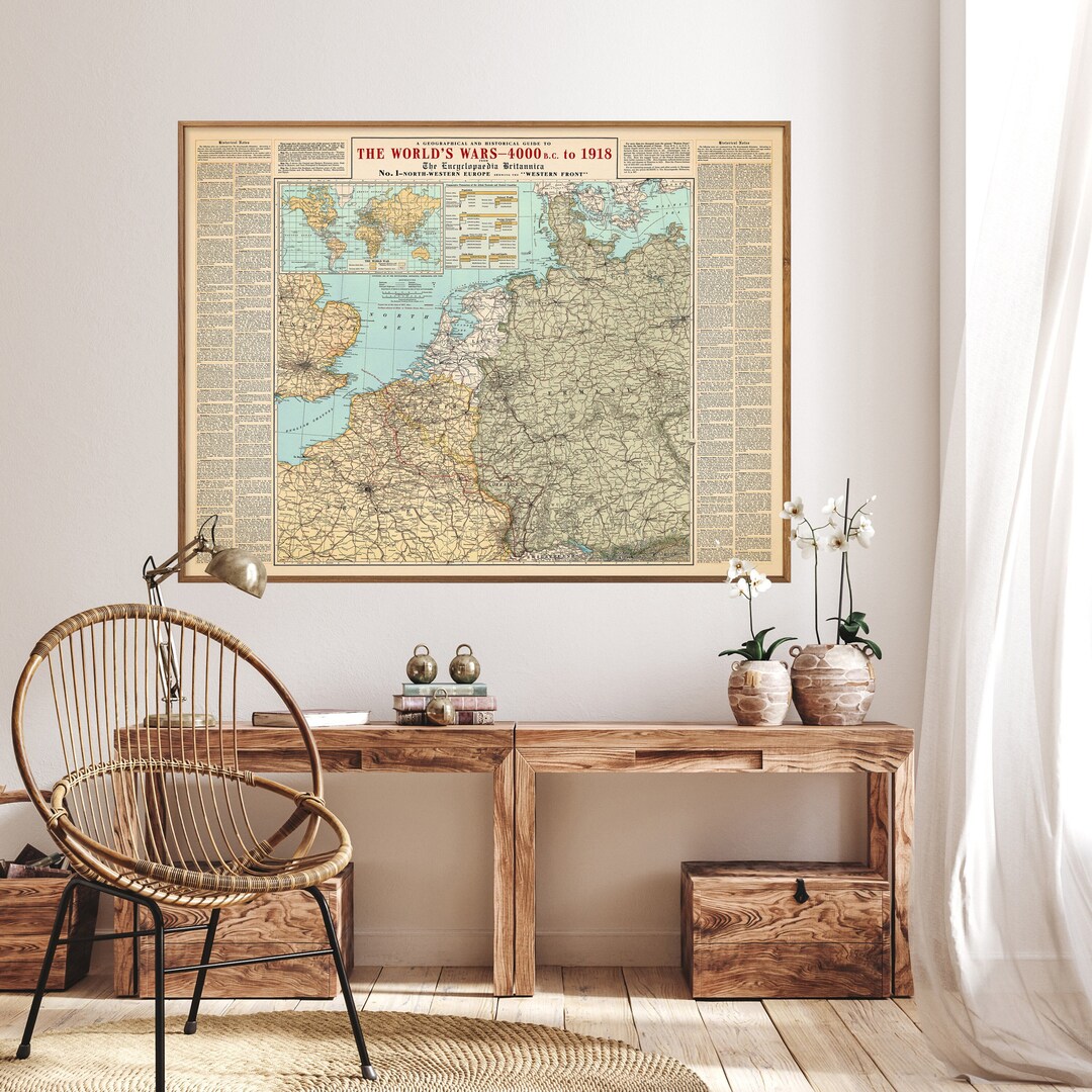 World's Wars Guide 4000 B.C. to 1918: North-western Europe - Vintage ...