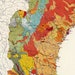 Geological Map of Sweden| Geologic Sweden Map| Geology Map| Science ...