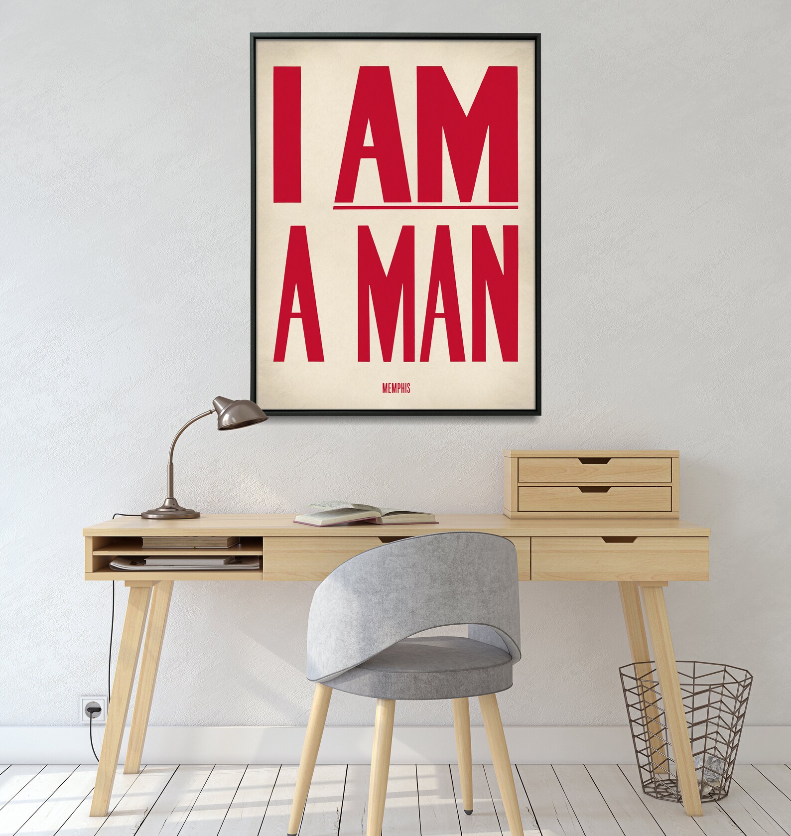 I Am A Man Poster Print Restored Reproduction Print Social - Etsy