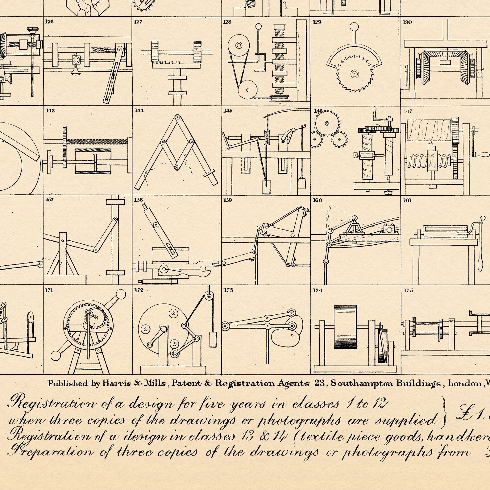 Mechanical Movements Vintage Chart Print Mechanics Science - Etsy