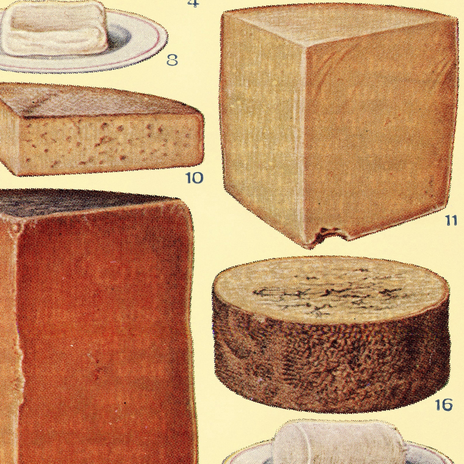 Cheese Poster Cheese Wall Art Vintage Cheese Print Dining, Restaurant ...