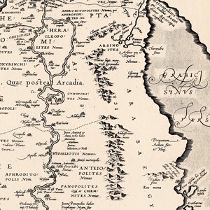 Ancient Egypt - Vintage Map Print, Wall Art Home Gift - Etsy