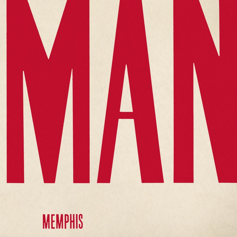 I Am A Man Poster Print Restored Reproduction Print Social - Etsy