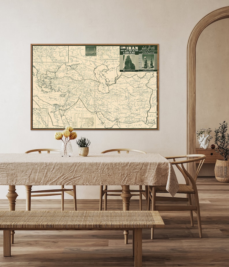 Ancient Iran Map Print: Darius, Achaemenid Empire - Etsy