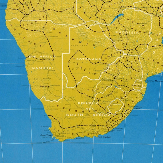 Ancient African Tribes Map