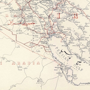 Old Iran Map| Iran Poster, Large Map Wall Art, Vintage Map Print - Etsy UK