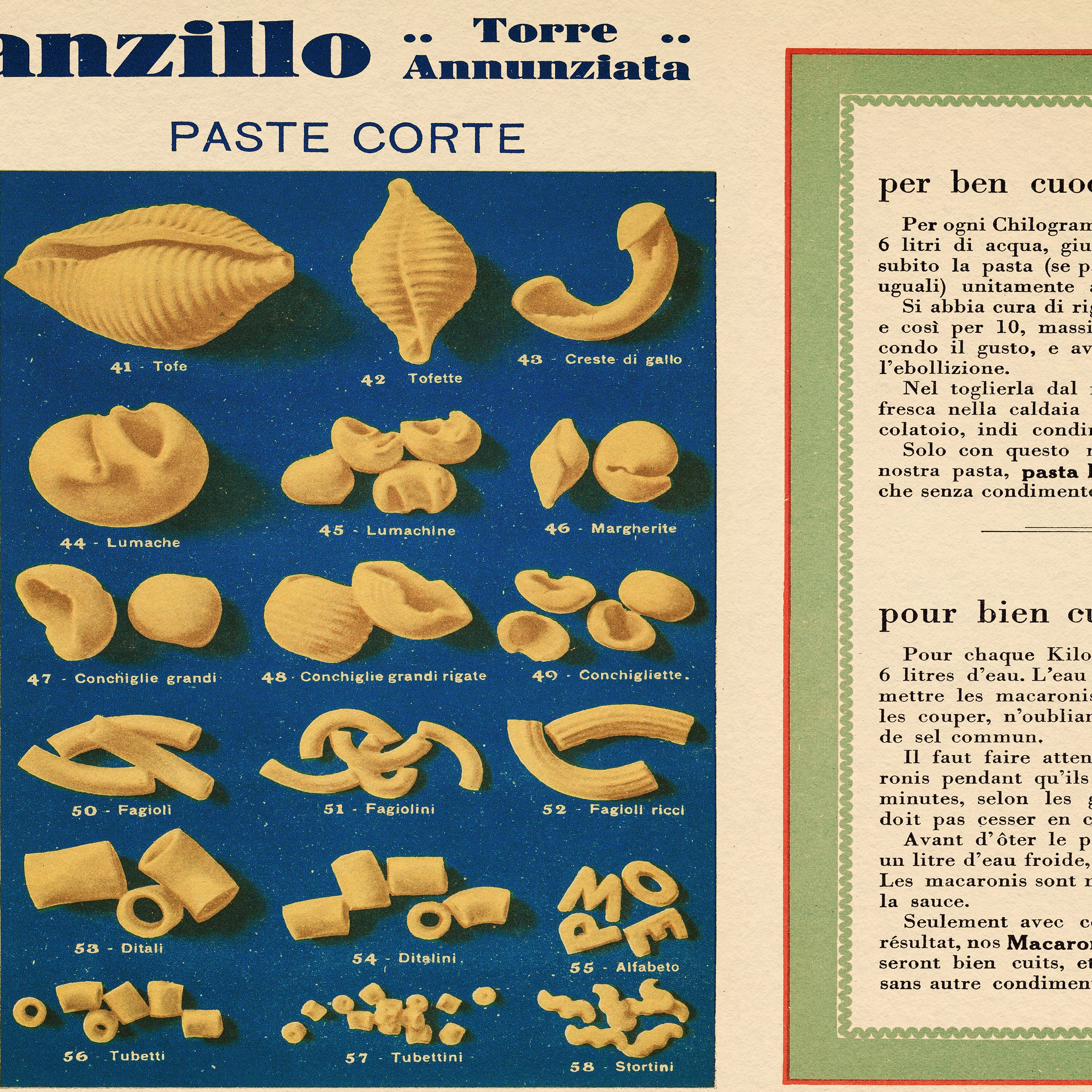 Vintage Pasta Advertising Poster Kitchen Wall Art Great Cook | Etsy