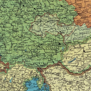 WW2: Military Map of Europe Vintage Map Print, Wall Art Home Gift - Etsy