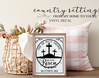 Resurrection Wall Decal - Etsy