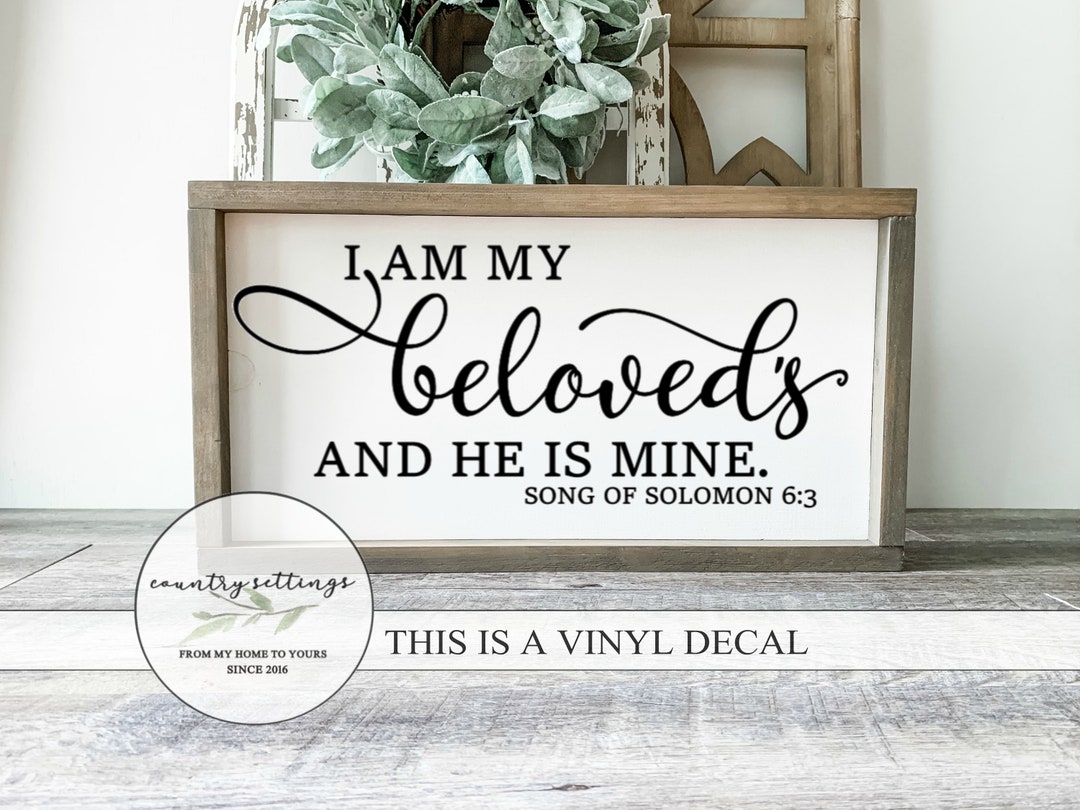 Religious Decals, Scripture Vinyl Decals, Christian Wall Decals - Etsy