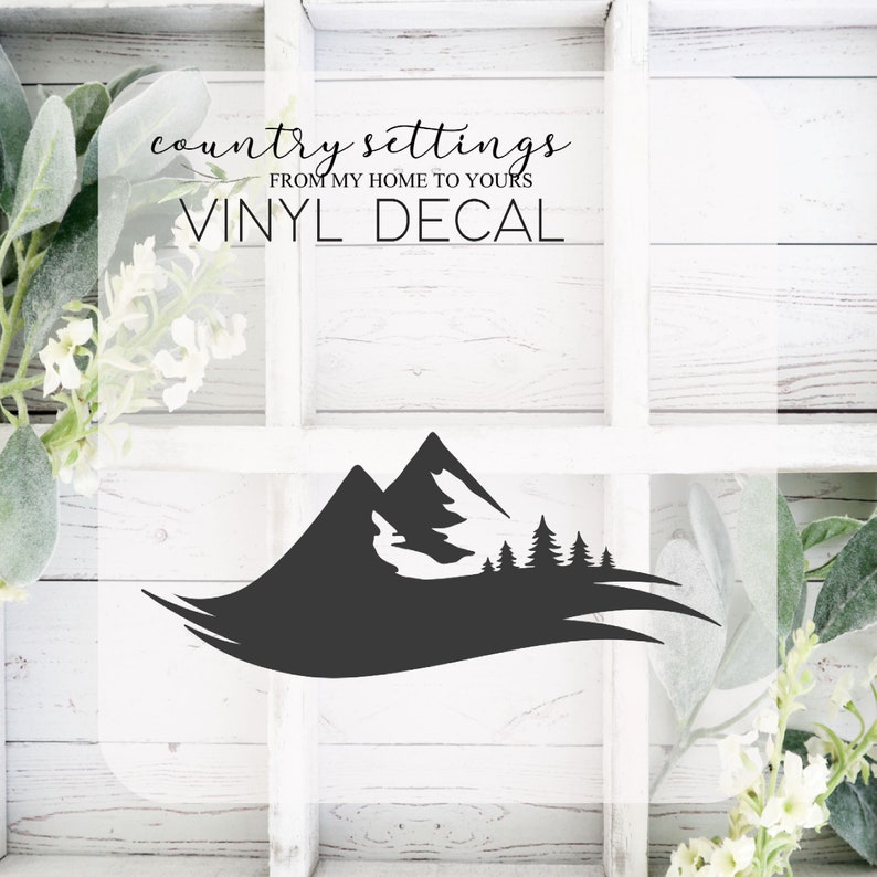 Mountain Vinyl Decal, Explore Car Decal - Etsy