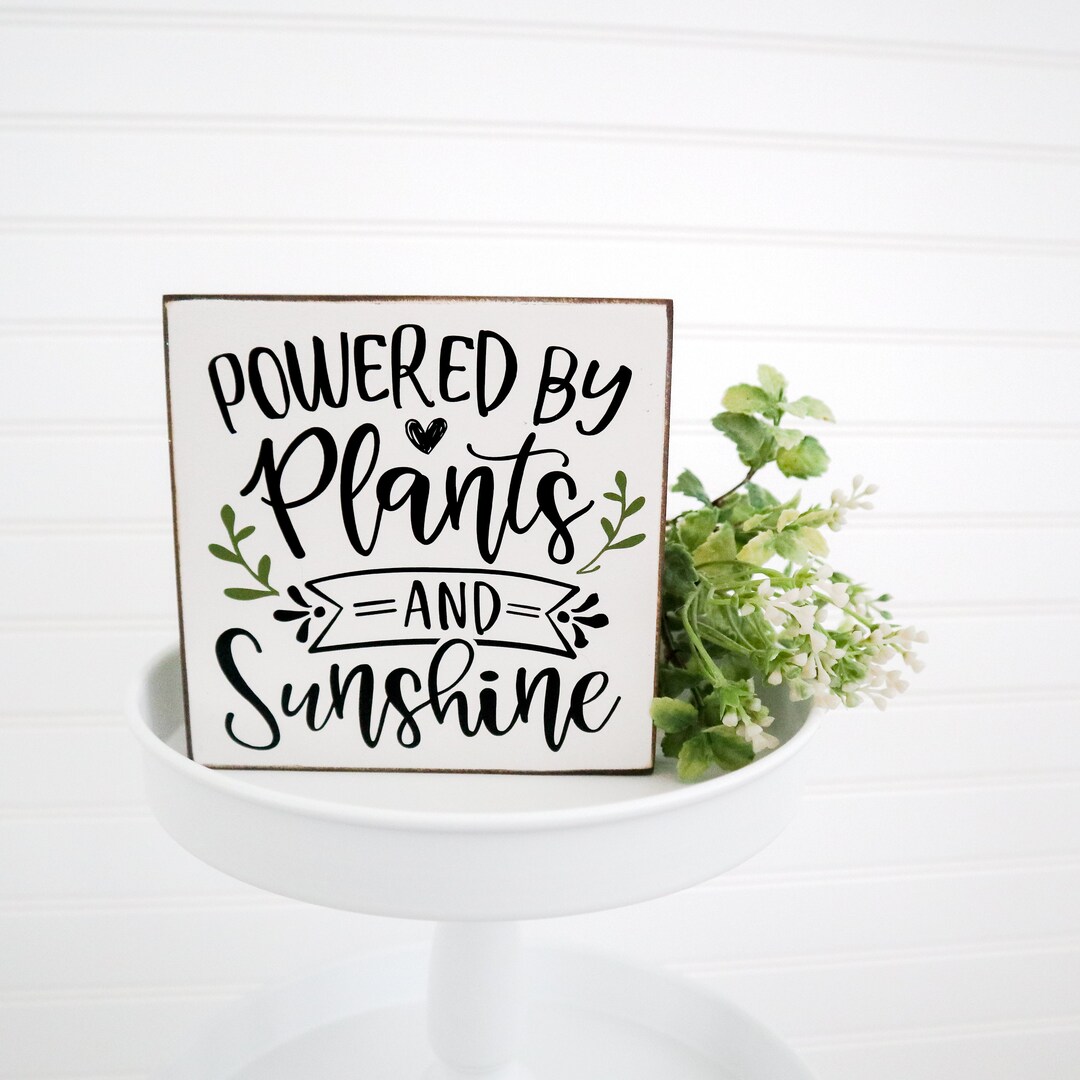 Plant Wood Signs, Small Farmhouse Sign - Etsy