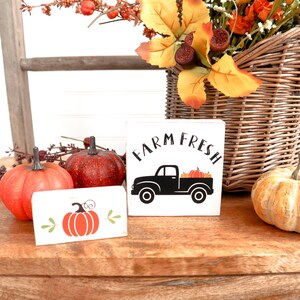 Tier Tray Mini Signs, Fall Tier Tray Signs, Farmhouse Tier Tray Bundle ...
