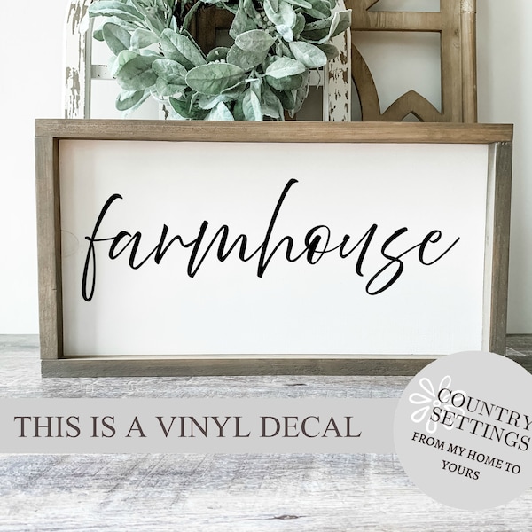 Farmhouse Decals - Etsy