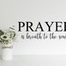 Prayer Vinyl Decal Religious Wall Art Christian Signs - Etsy