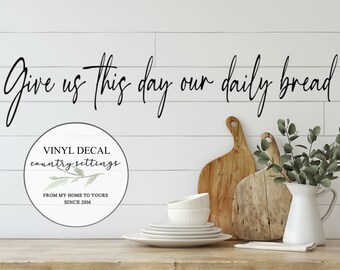 Daily Bread Decal | Etsy