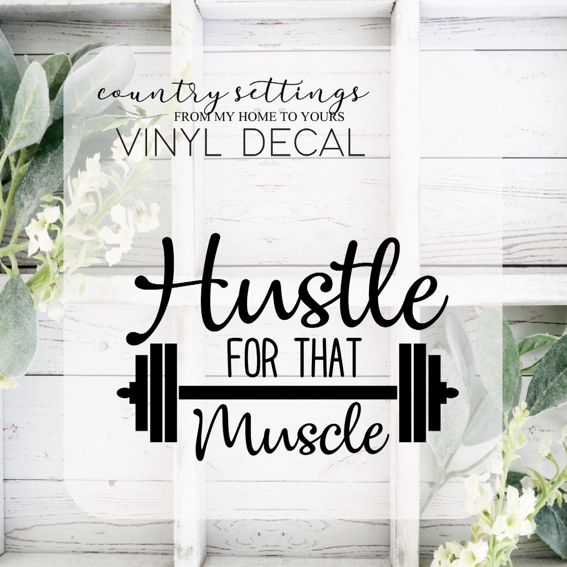 Gym Car Decal Fitness Decal Work Out Car Vinyl Decals - Etsy